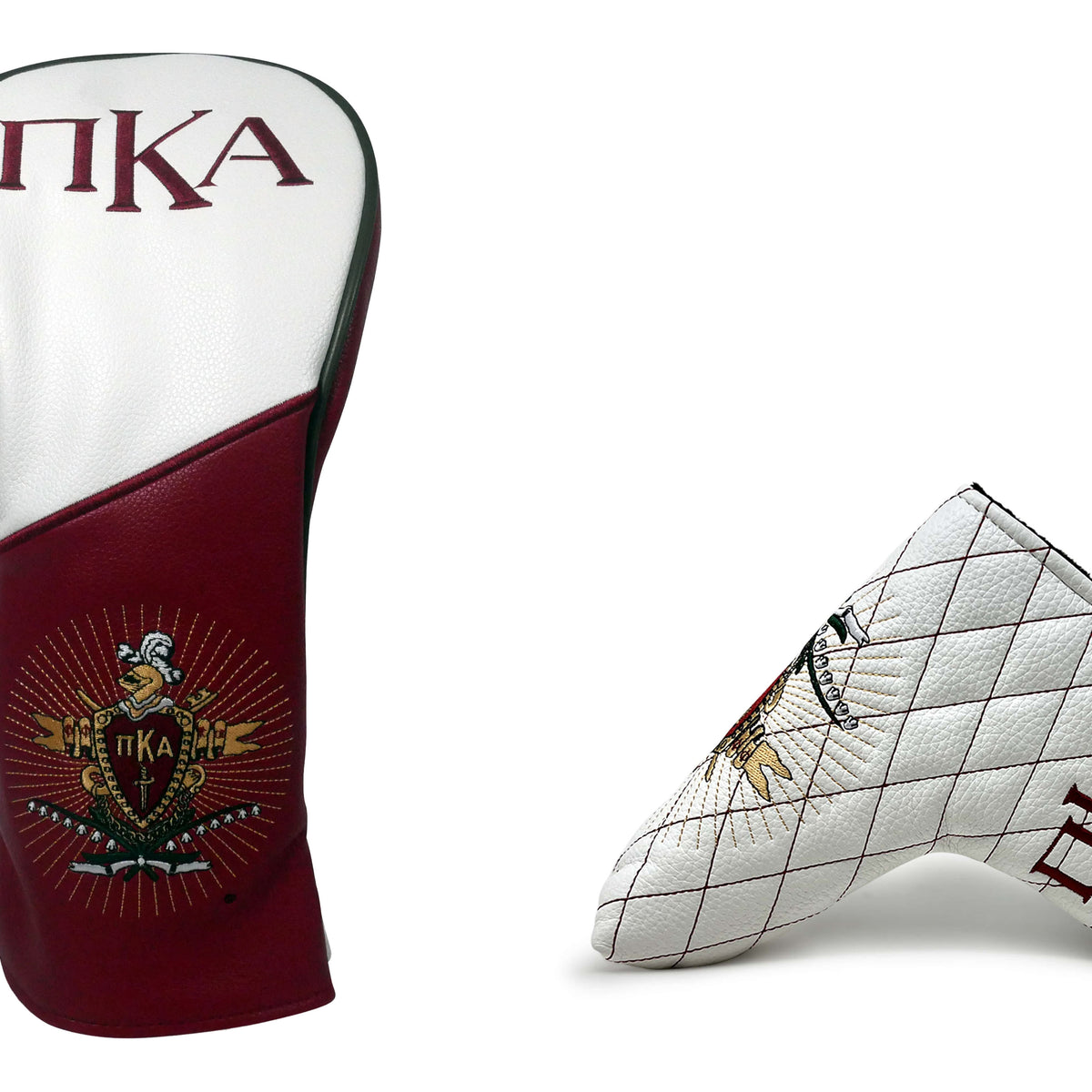 Pi Kappa Alpha (PIKE) Driver + Blade Golf Club Cover Set – Greek Golf ...